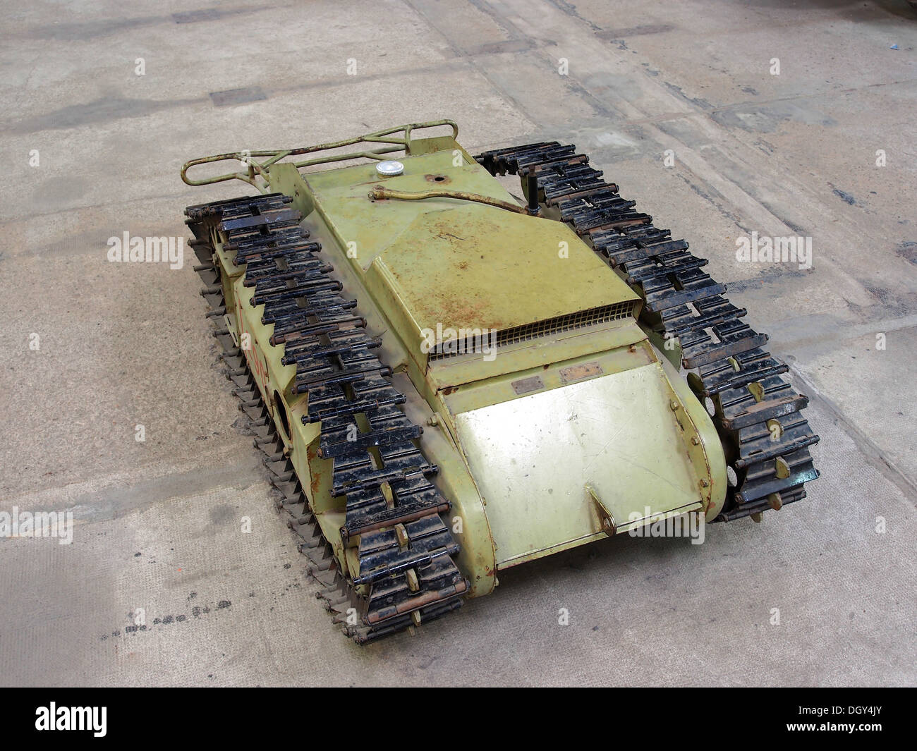 The SdKfz 303b Goliath is a German remote-controlled demolition vehicle ...
