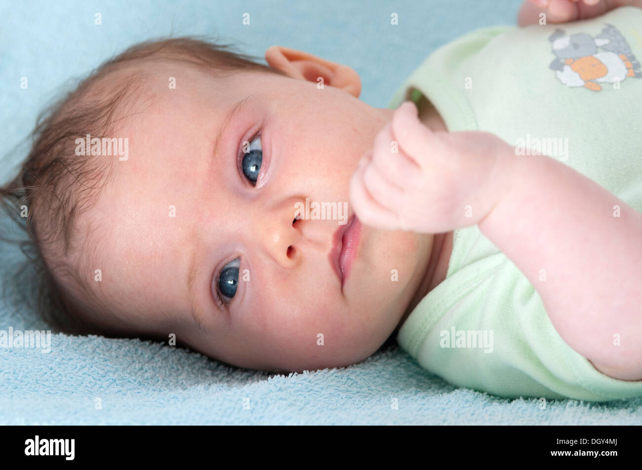Portrait of an angelic baby girl Stock Photo - Alamy