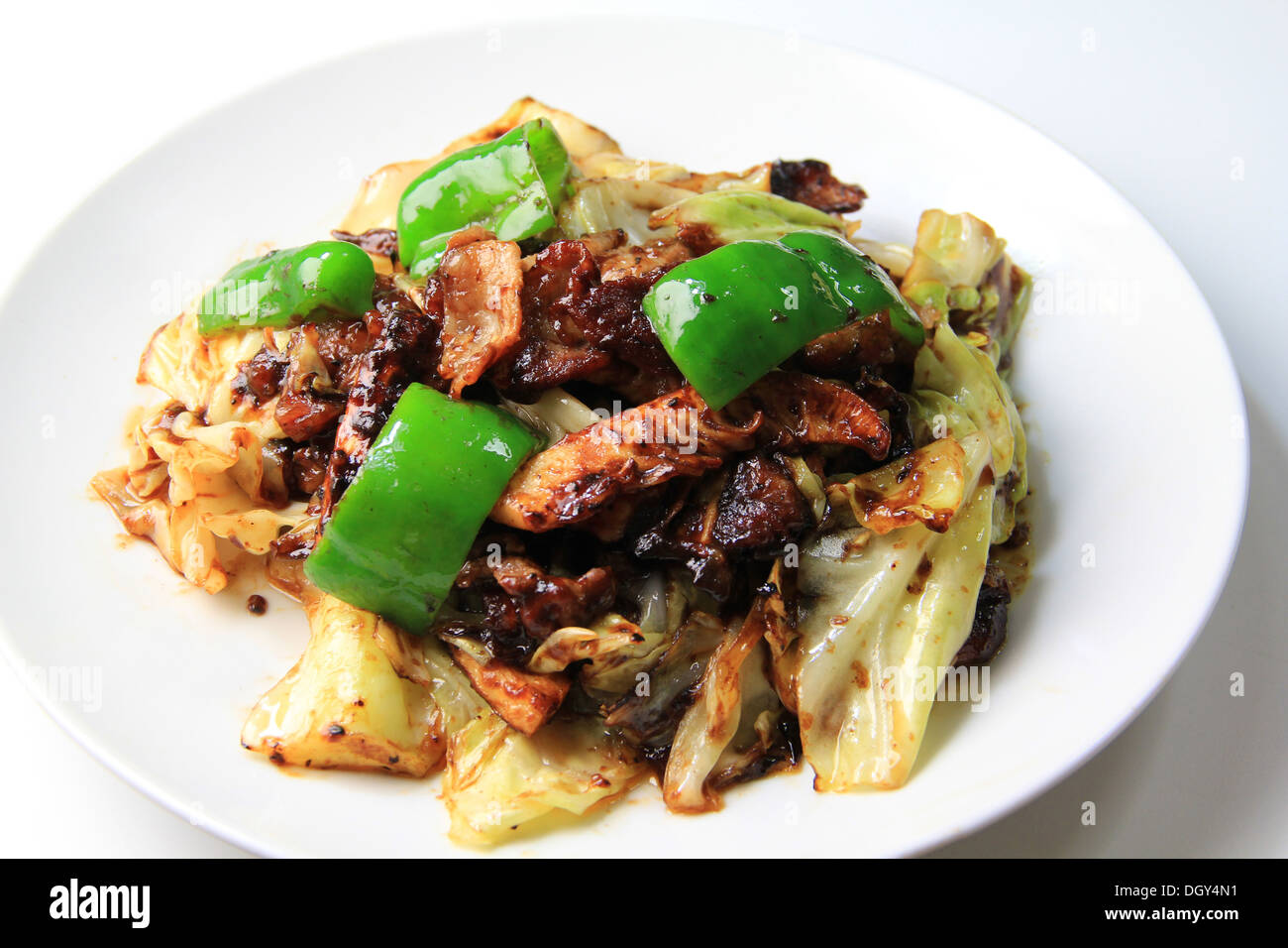 Twice cooked pork Stock Photo - Alamy