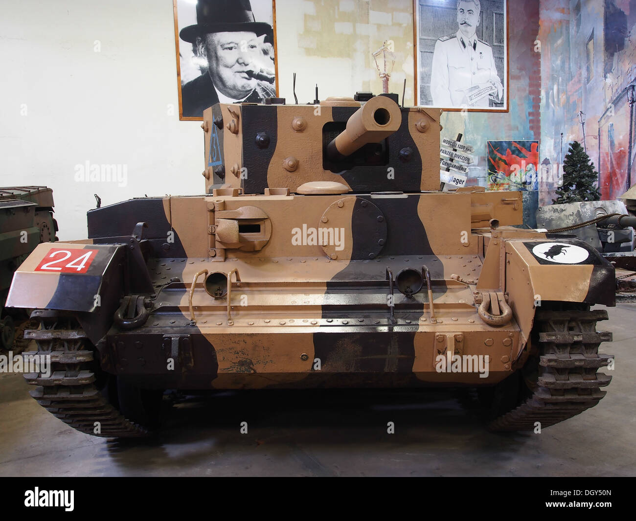 The Mark VIII Centaur is a British tank from World War II, displayed at ...