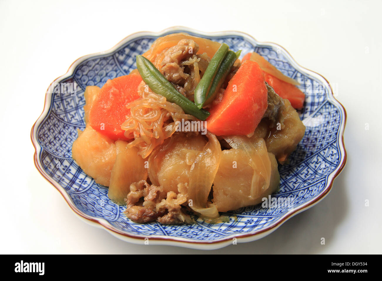 Nikujaga (Simmered meat and potatoes Stock Photo - Alamy