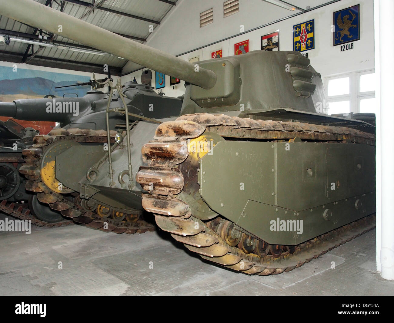 ARL 44 in the tank museum, Saumur, France, pic-2 Stock Photo - Alamy