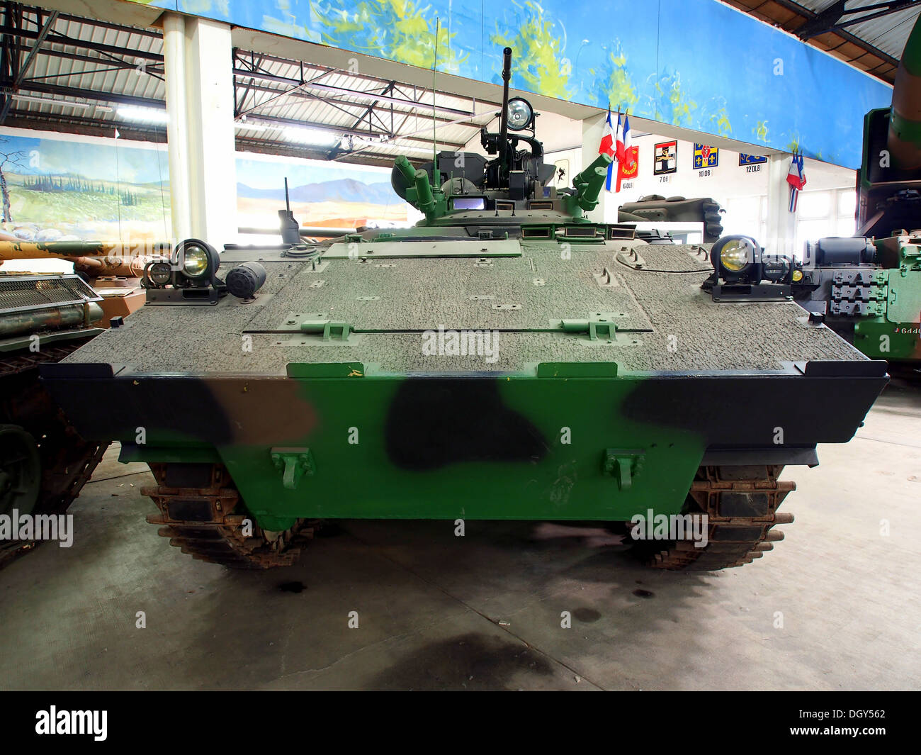 The AMX-10P, an armored personnel carrier used by the French military ...