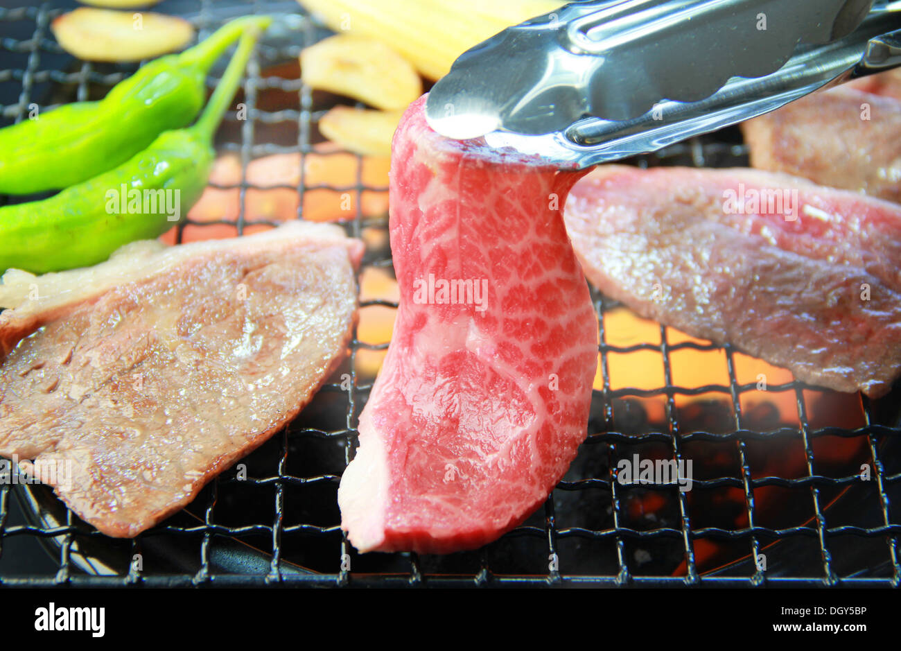 Char grilled meat hi-res stock photography and images - Alamy