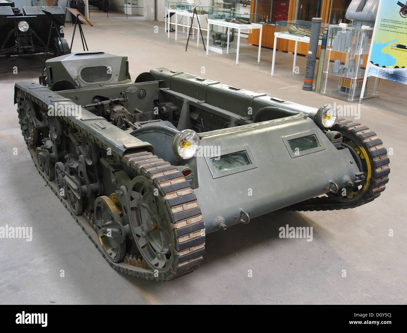 1955 Fouga VP 90, Tanks in the tank museum, Saumur, France, pic-3 Stock ...