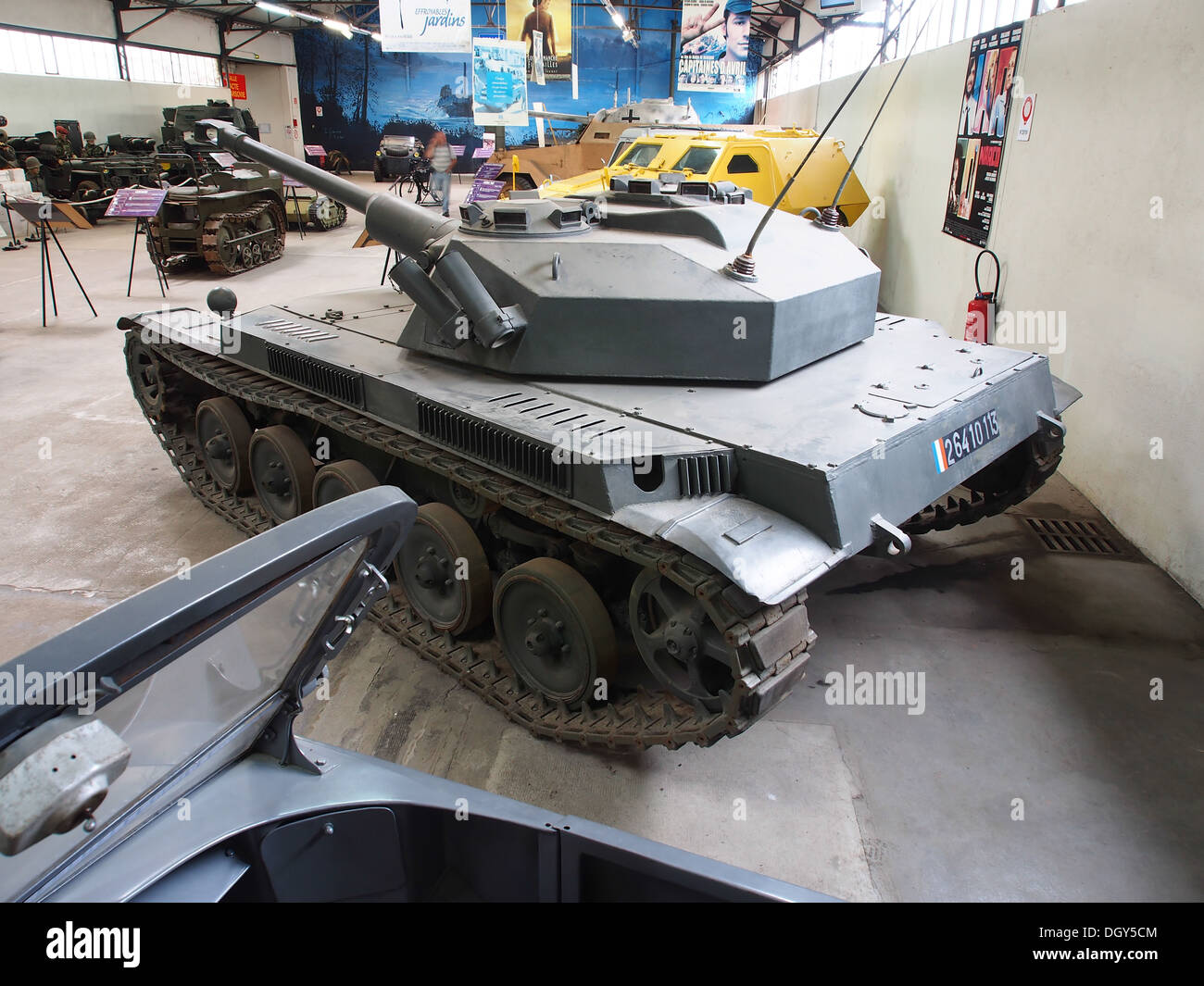 The ELC-Bis, a French military vehicle, is on display at the Tank ...