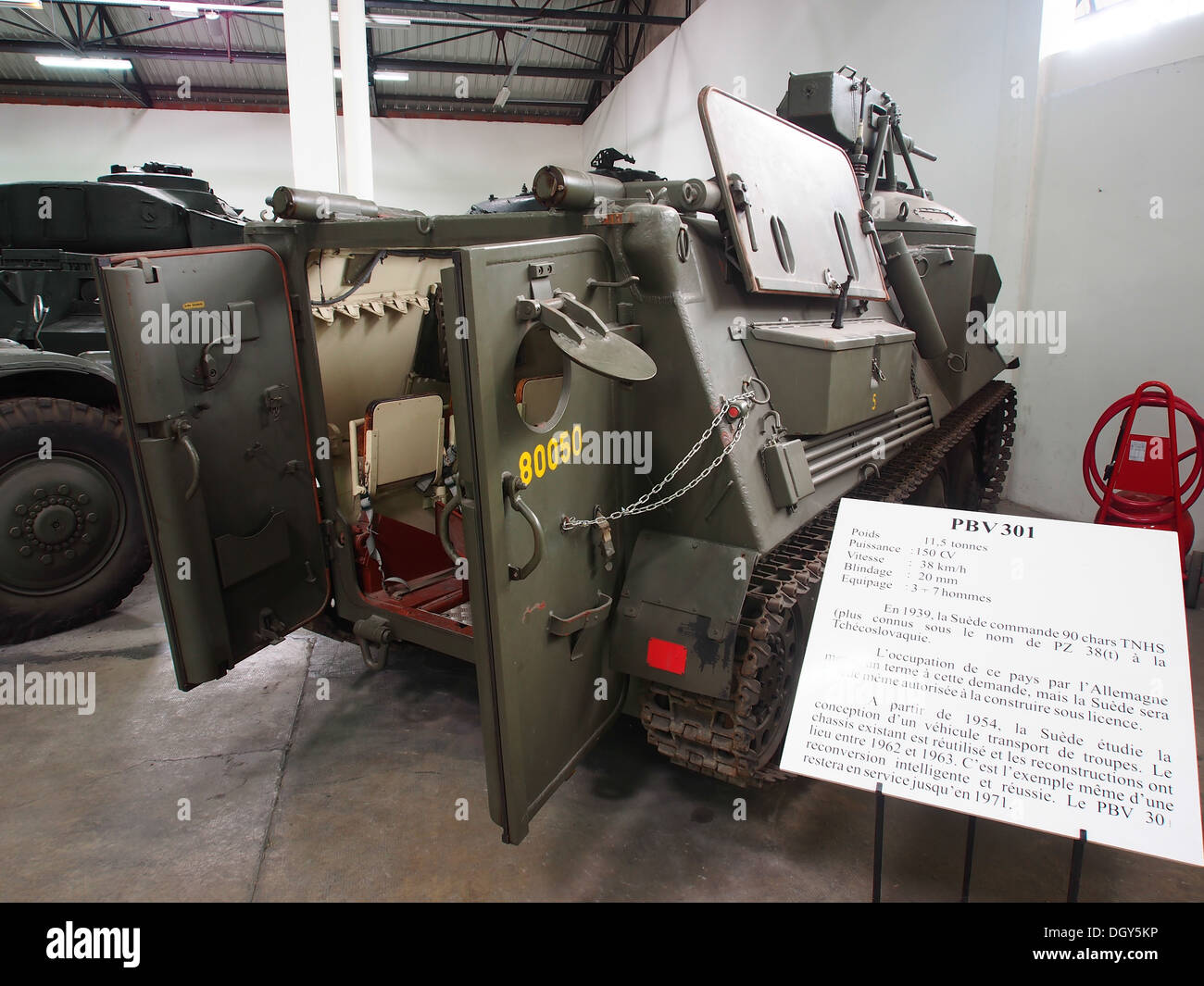 The PBV301, a military vehicle, is part of the collection at the Tank ...