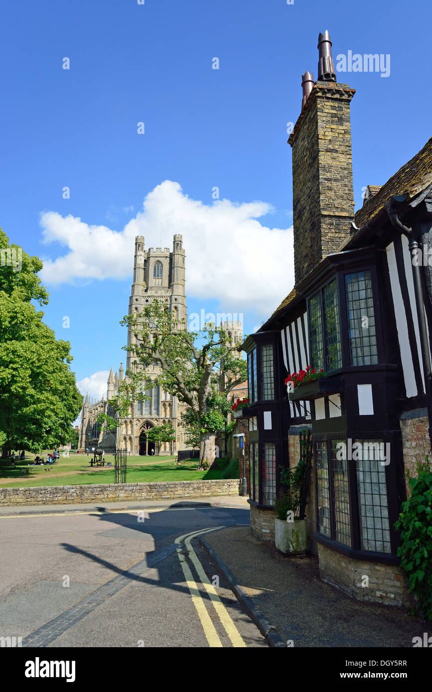 The West Tower, Ely Cathedral, Ely, Cambridgeshire, England, United ...