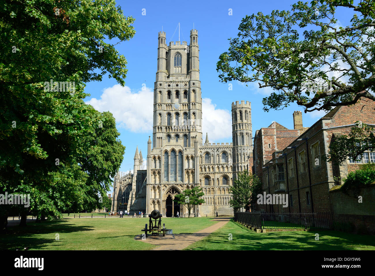The West Tower, Ely Cathedral, Ely, Cambridgeshire, England, United ...