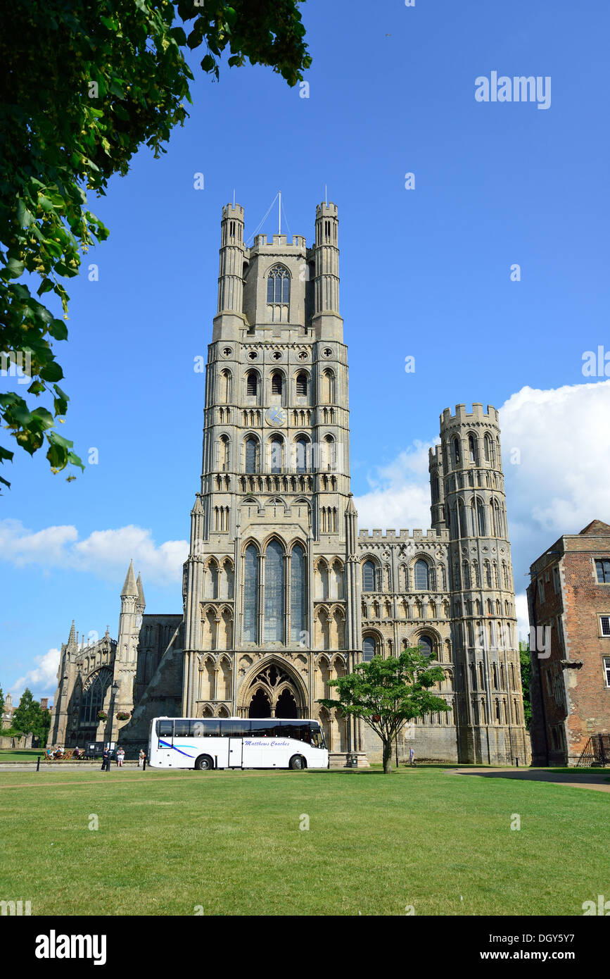 The West Tower, Ely Cathedral, Ely, Cambridgeshire, England, United ...