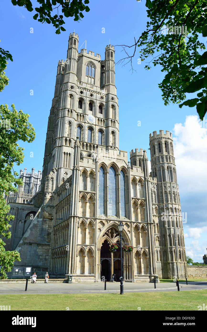 The West Tower, Ely Cathedral, Ely, Cambridgeshire, England, United ...