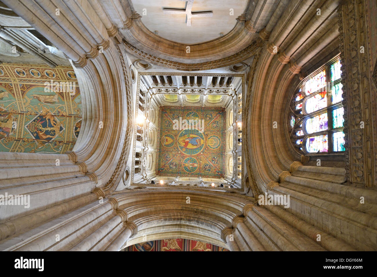 Ely Cathedral Lantern Tower Cambridgeshire High Resolution Stock ...