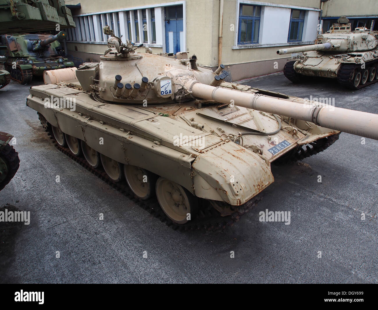 The T-72 is a Soviet-designed main battle tank, first introduced in the ...