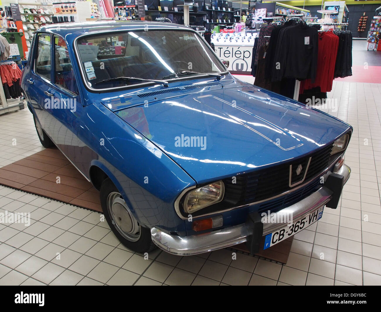 The Renault 12TL, a classic French compact car, is seen parked outside ...