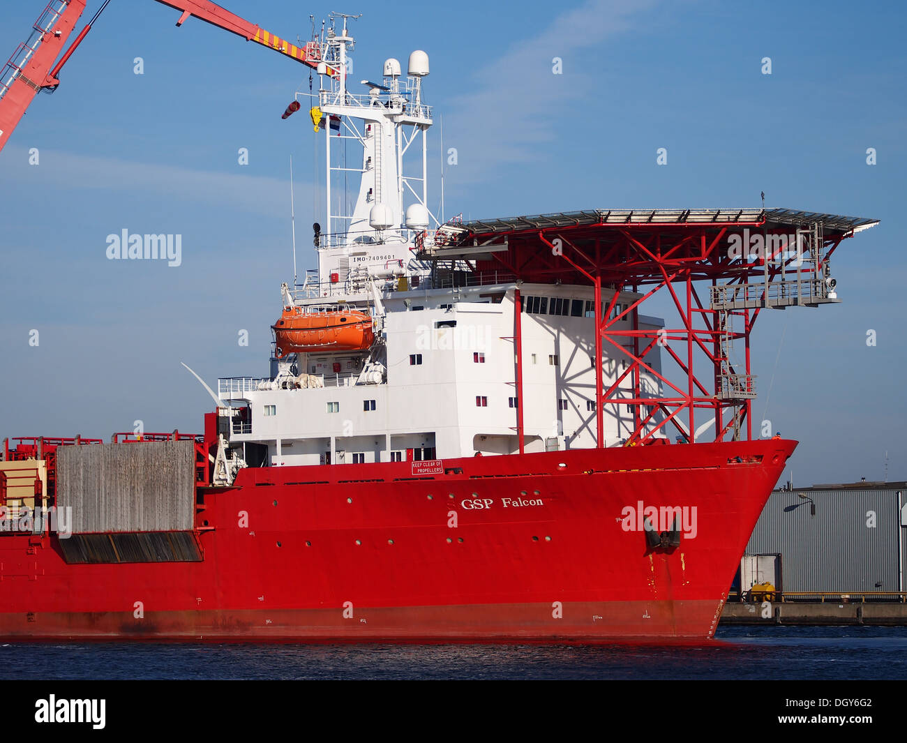 The GSP Falcon is a vessel with IMO number 7409401, designed for ...