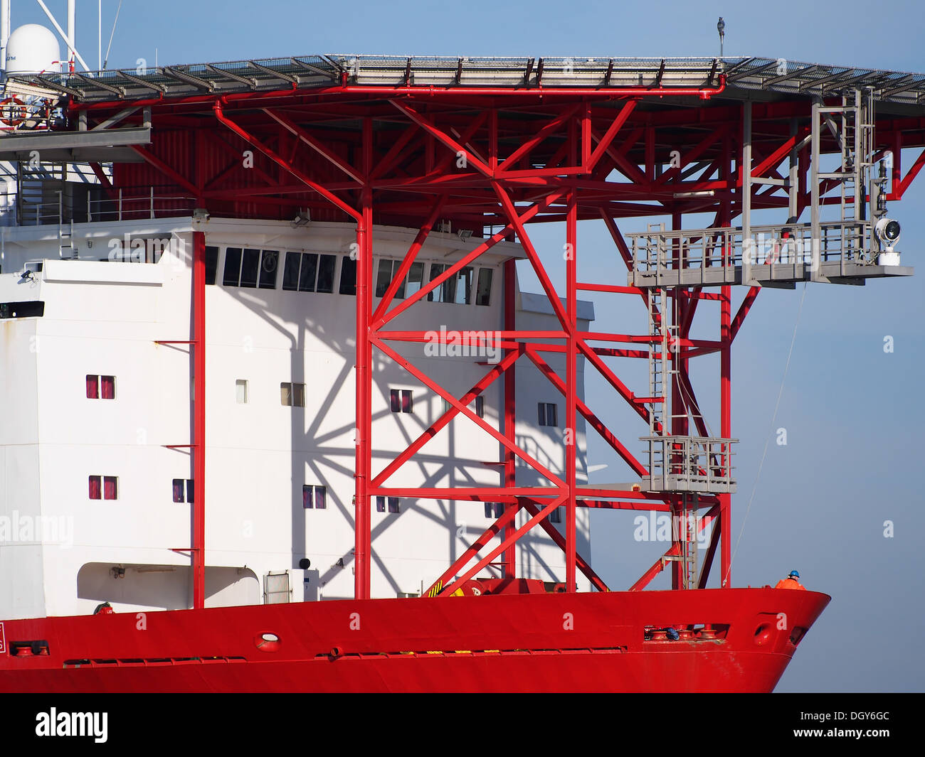 The GSP Falcon, a vessel identified by its IMO number 7409401, is shown ...