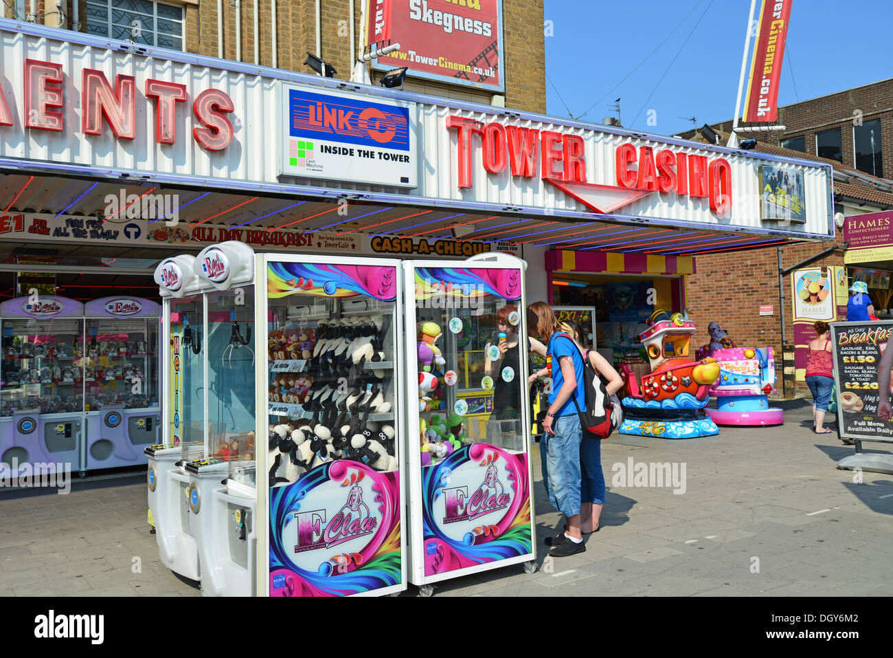 Tower Cinema and amusement arcade, Lumley Road, Skegness, Lincolnshire ...
