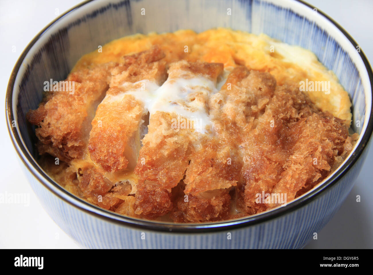 Pork cutlet rice bowl hi-res stock photography and images - Alamy