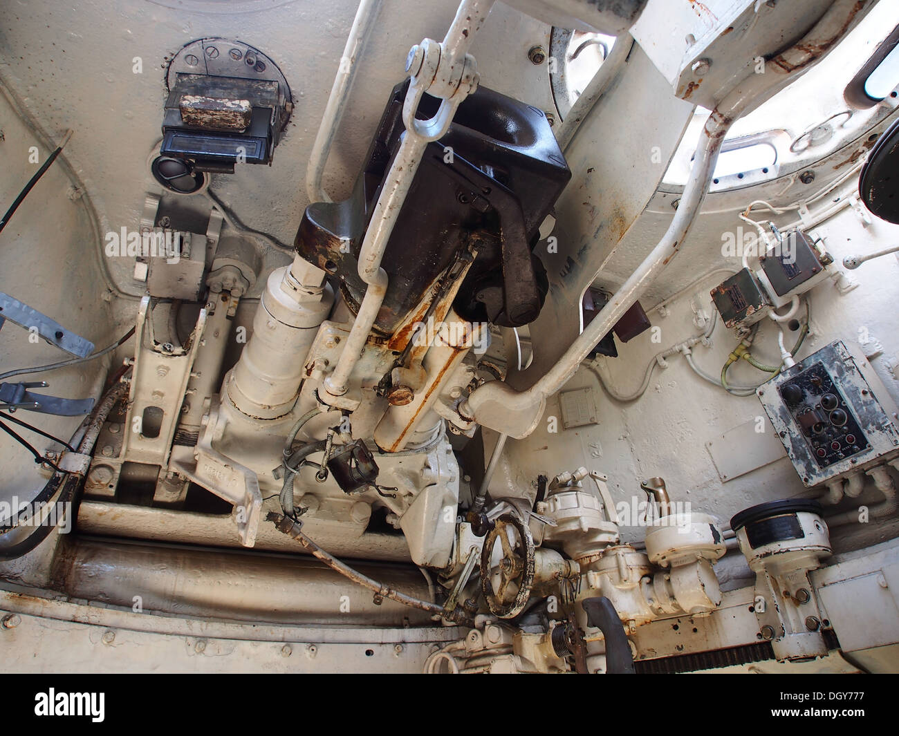The Sherman M4, with serial number 30126965, is displayed at a military ...