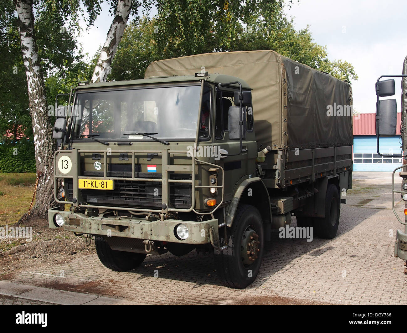 The DAF YA-4442 is a military vehicle on display at the military museum ...