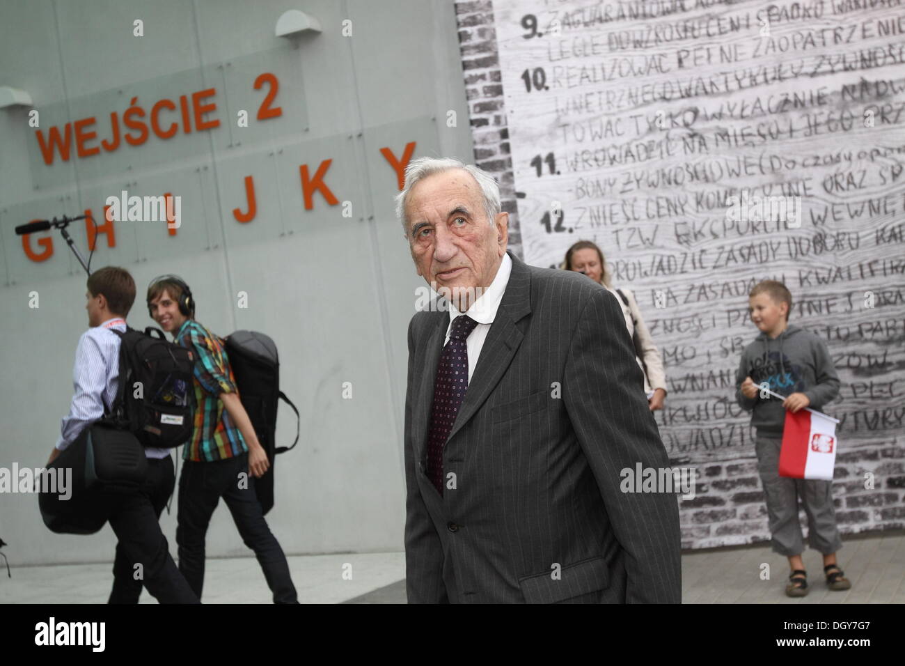 Warsaw, Poland 28th, October 2013: Former first non-communist prime ...