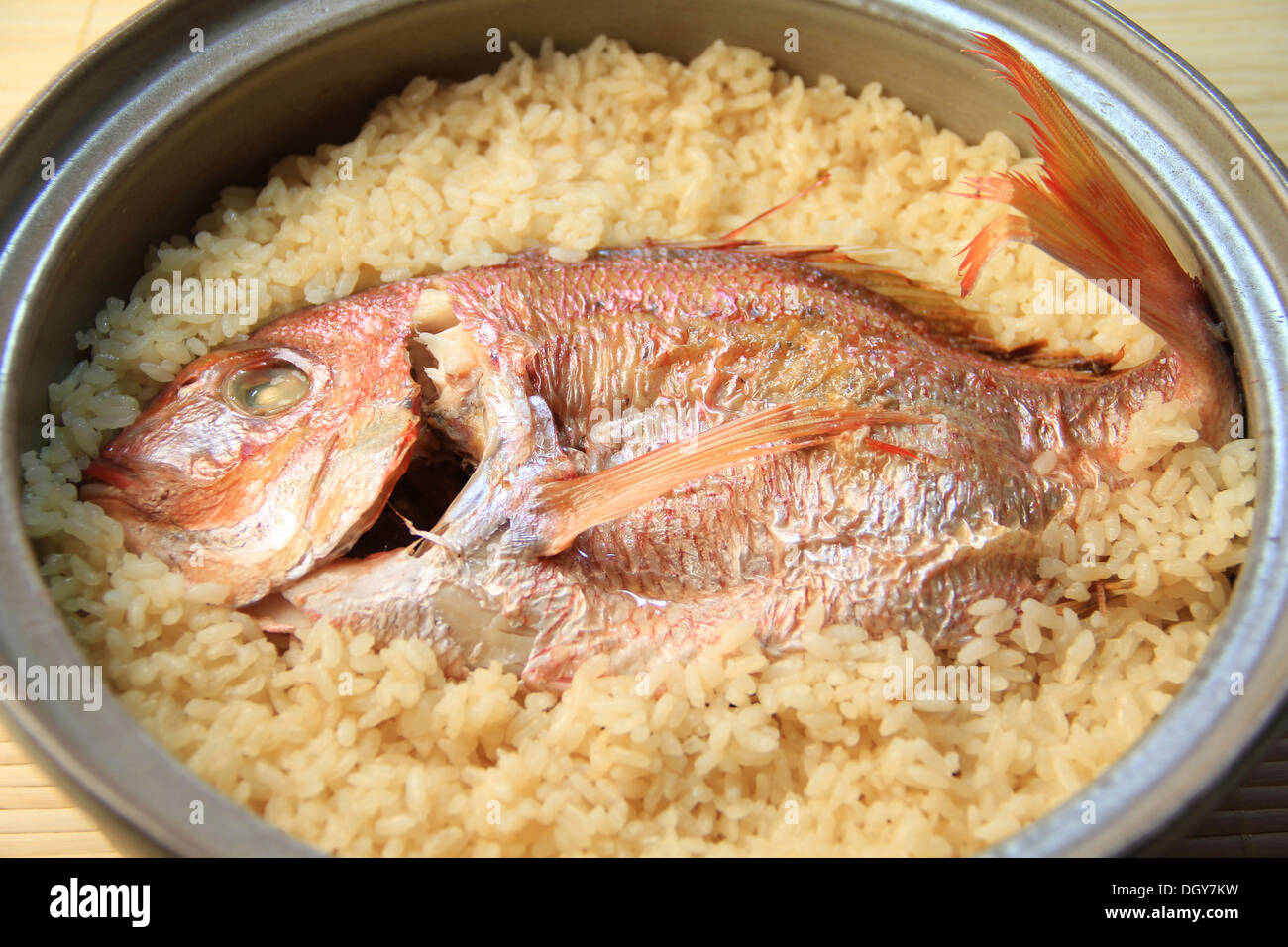Rice with minced sea bream Stock Photo - Alamy
