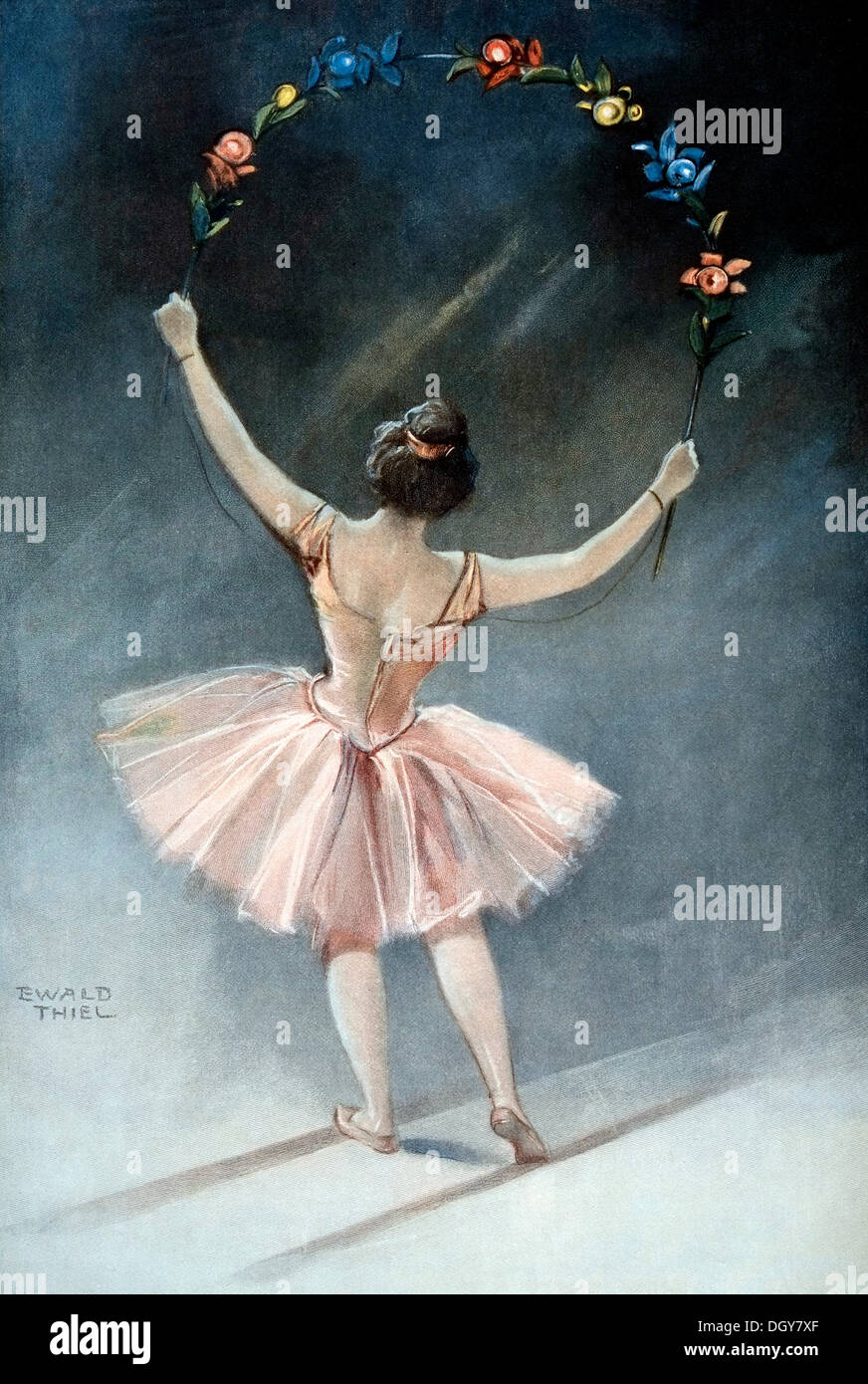 Dancing flowers illustrations hi-res stock photography and images - Alamy