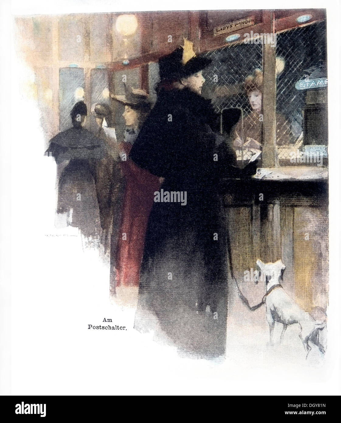 Post office counters hi-res stock photography and images - Alamy