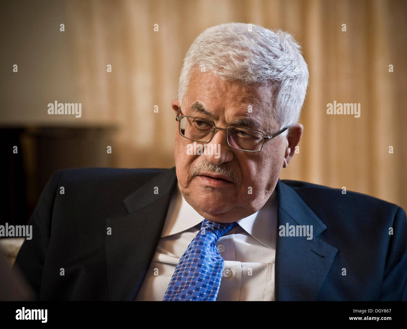 Mahmoud Abbas, chairman of the Palestine Liberation Organization PLO ...