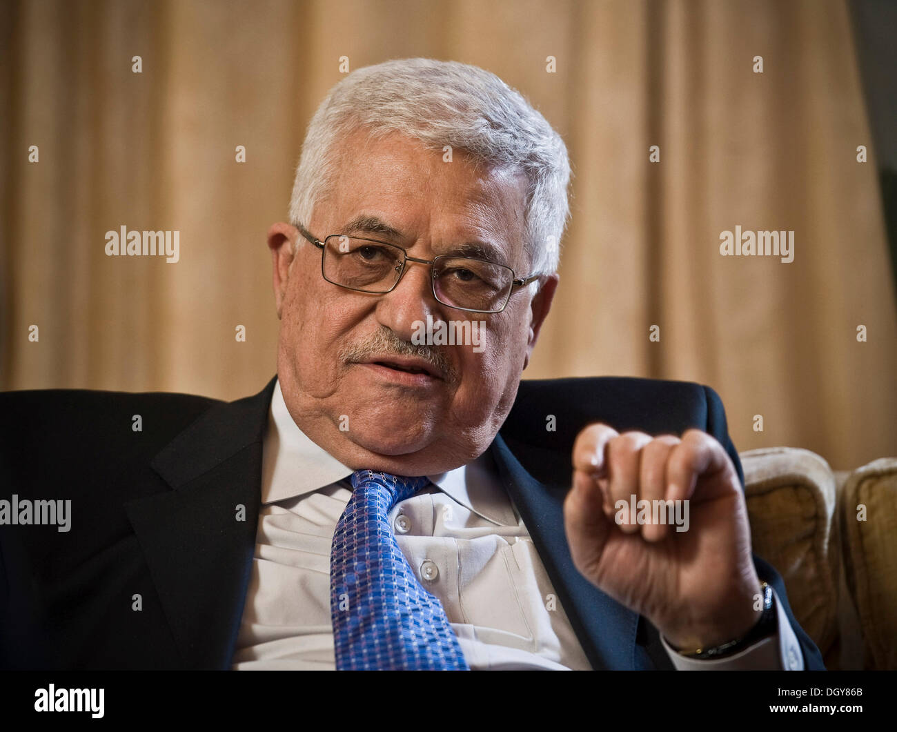 Mahmoud Abbas, chairman of the Palestine Liberation Organization PLO ...