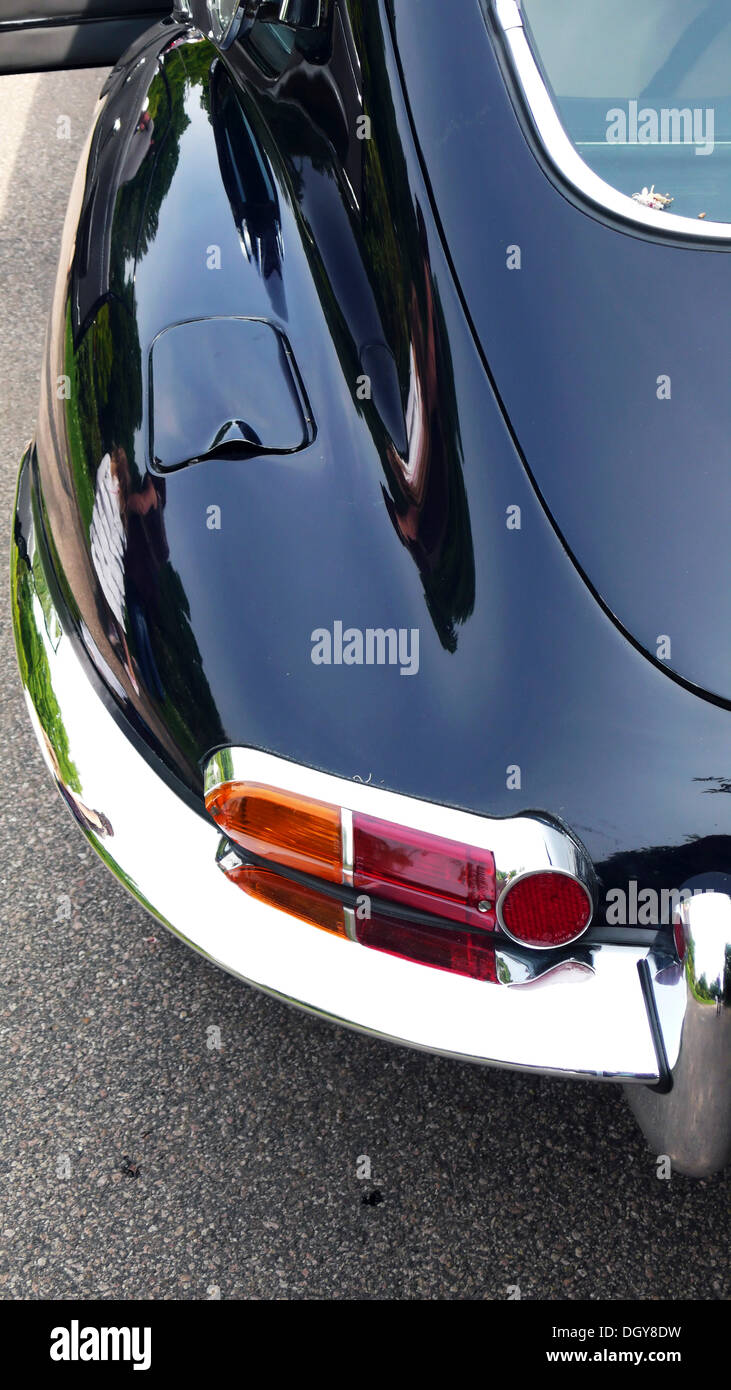 Rear of a Jaguar E-Type Stock Photo - Alamy