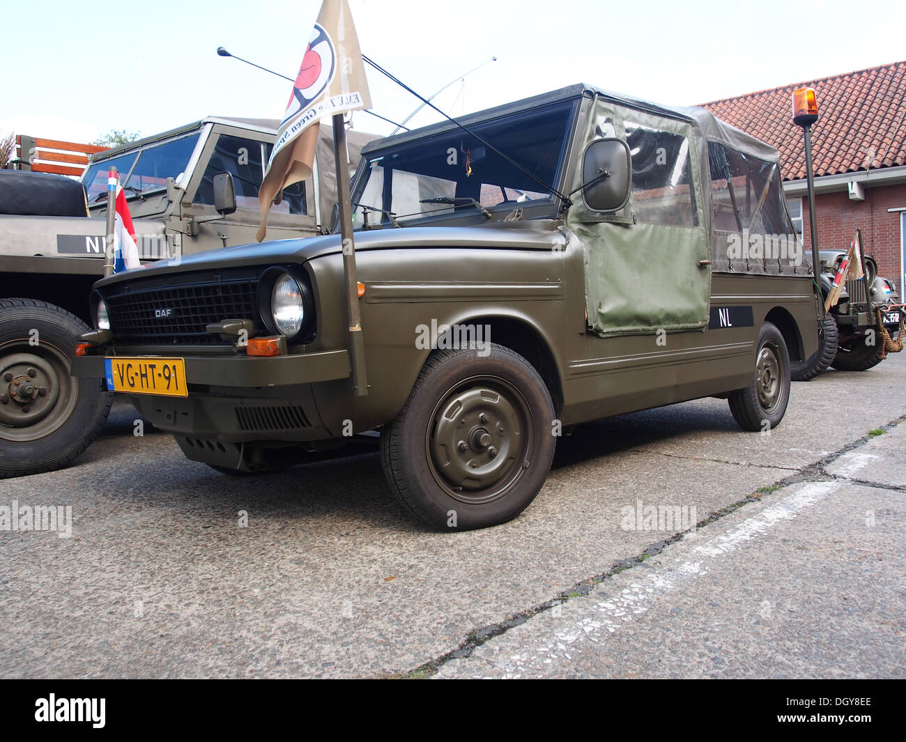 The DAF YA66 Koerier is a Dutch military vehicle, primarily used for ...