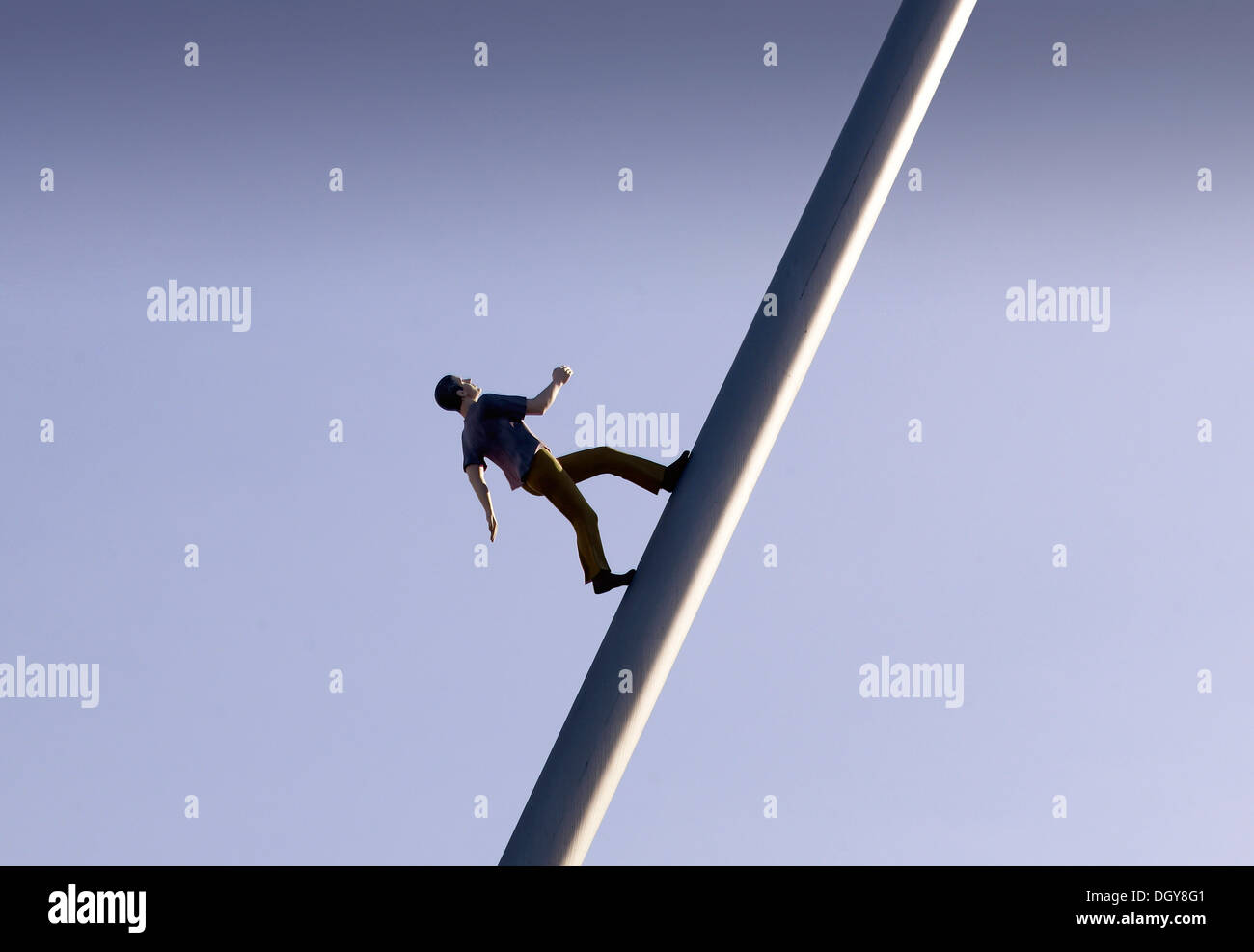 Man ladder pole hi-res stock photography and images - Alamy