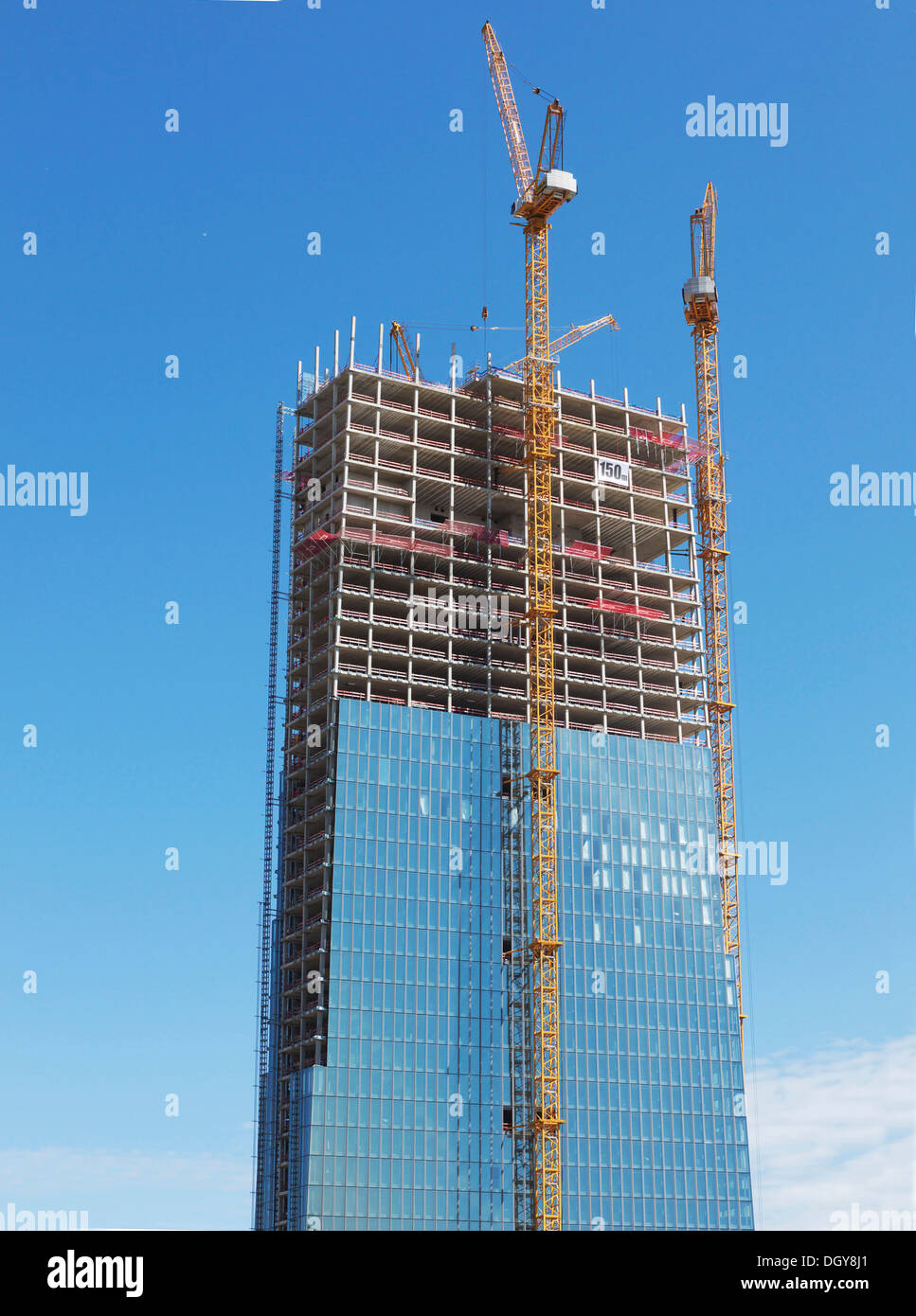 Skyscrapers under new construction site hi-res stock photography and ...