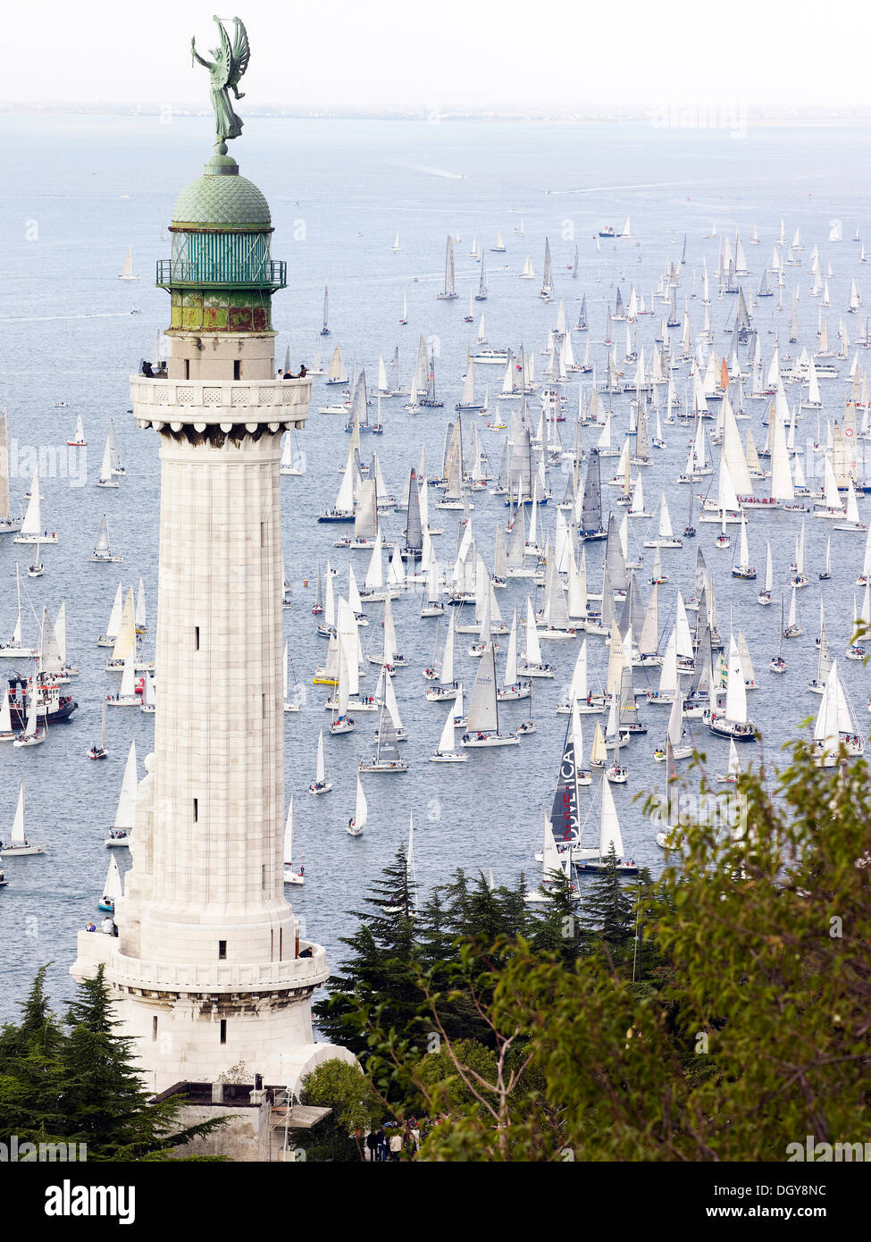 Vittoria lighthouse in trieste friuli hi-res stock photography and ...