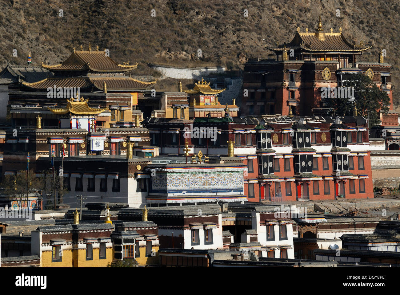 Tibetan Labrang monastery of the Gelukpa order of Tibetan Buddhism ...