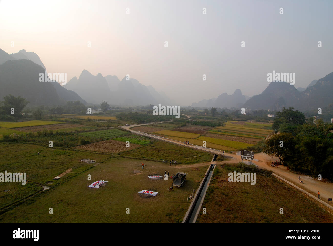 Balloon launch site of China's first balloon club, surrounded by ...