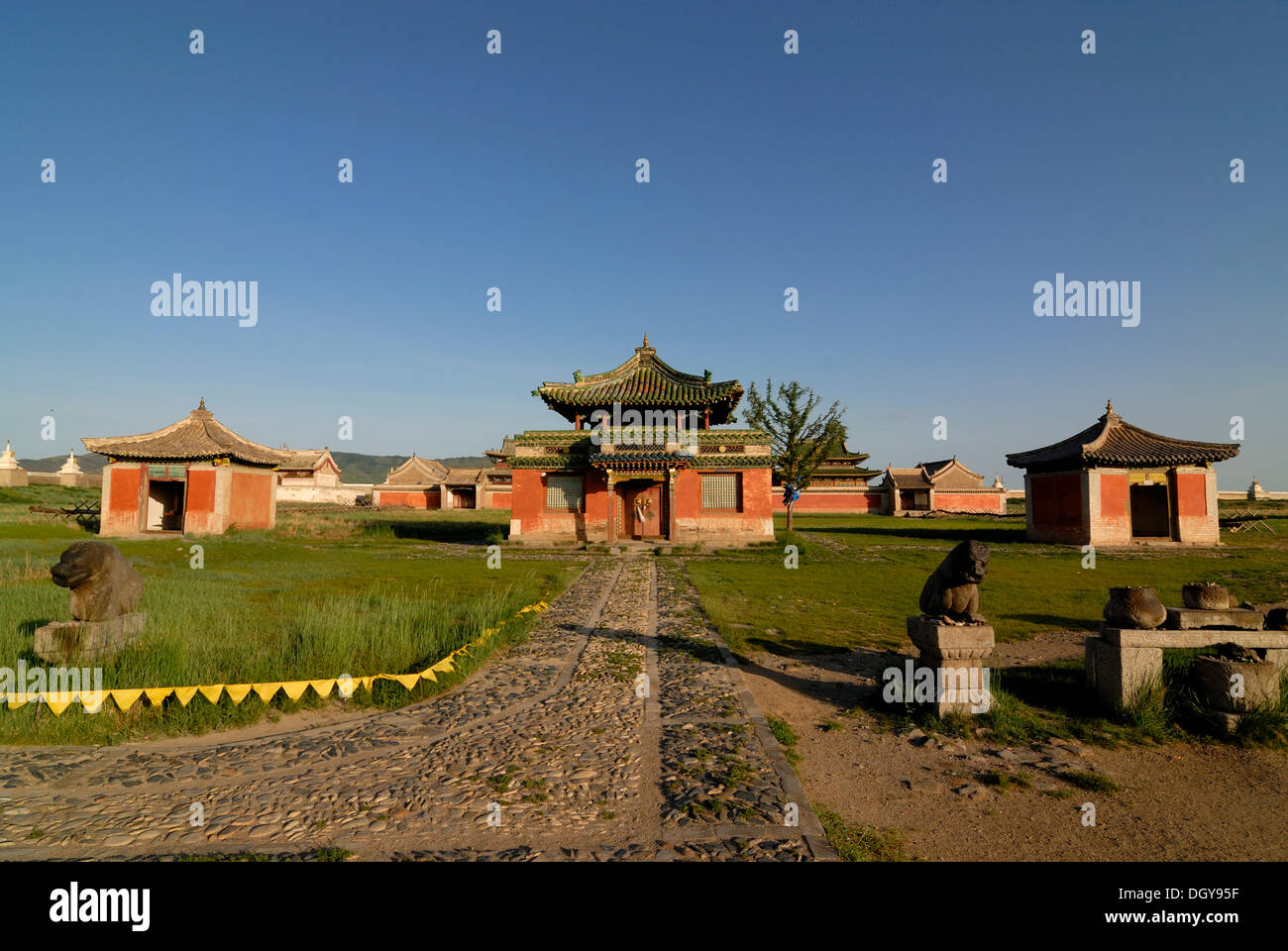 Temple in the inner complex of Erdene Zuu Khiid Monastery, Karakorum ...