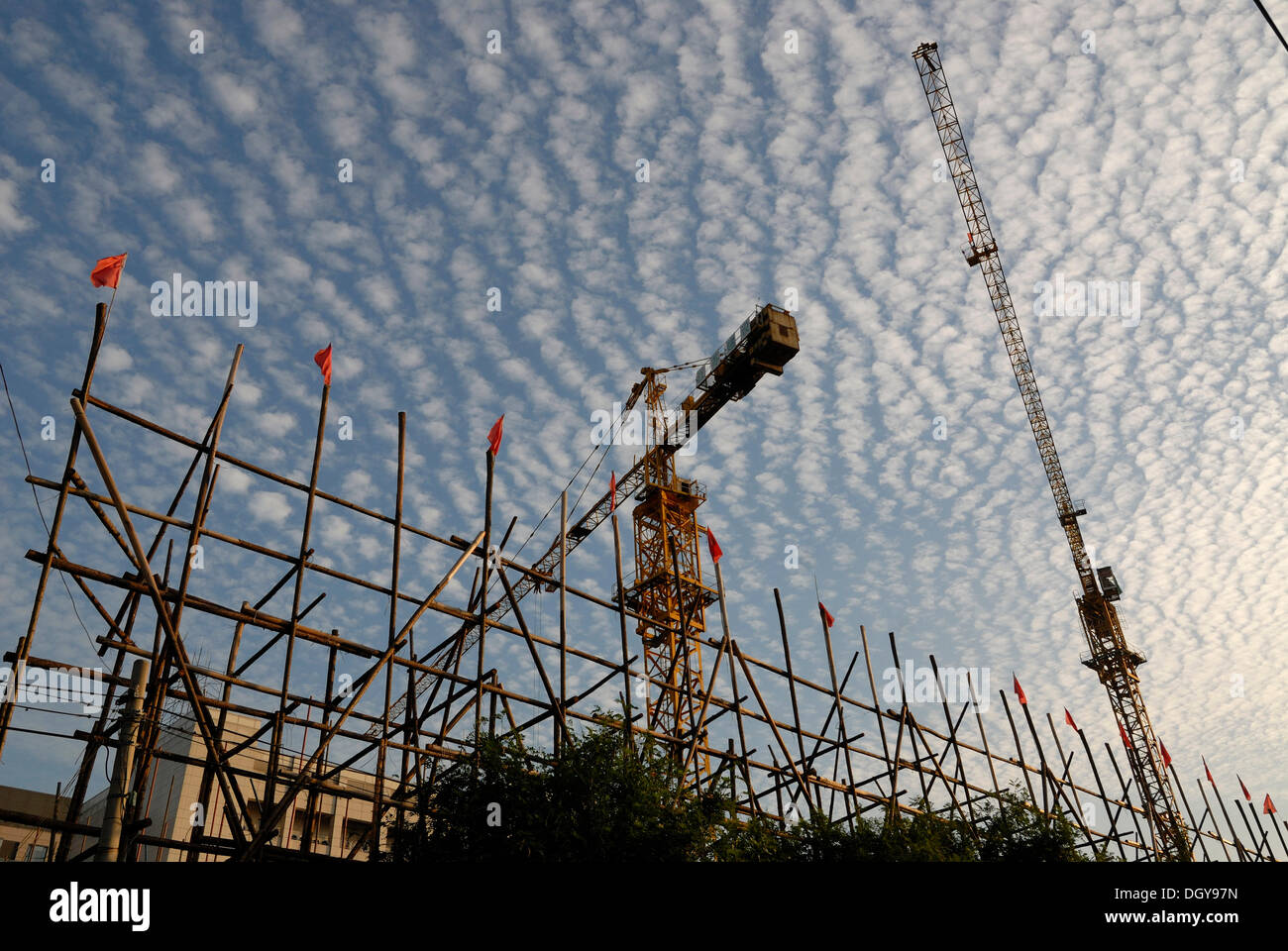 Flags on cranes hi-res stock photography and images - Alamy