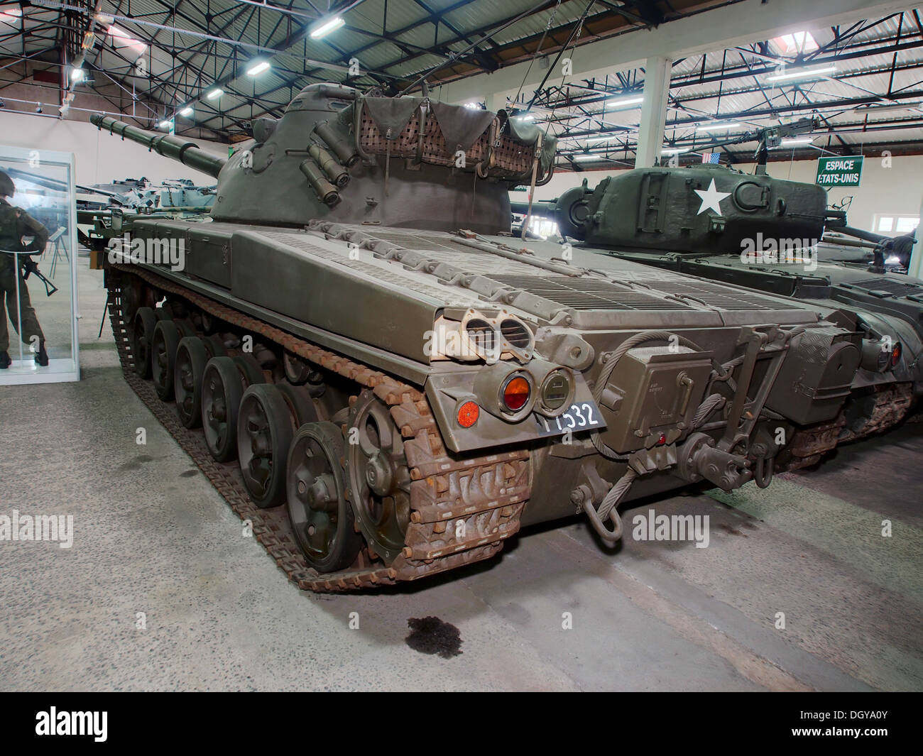The Panzer 61 (PZ-61), located at the Tank Museum in Saumur, France, is ...