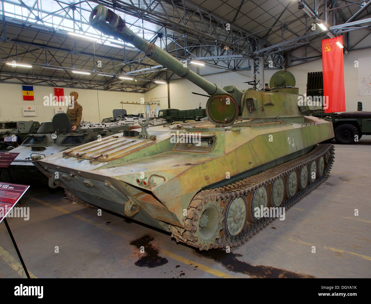 The SAU-122 is a Soviet self-propelled artillery vehicle from World War ...