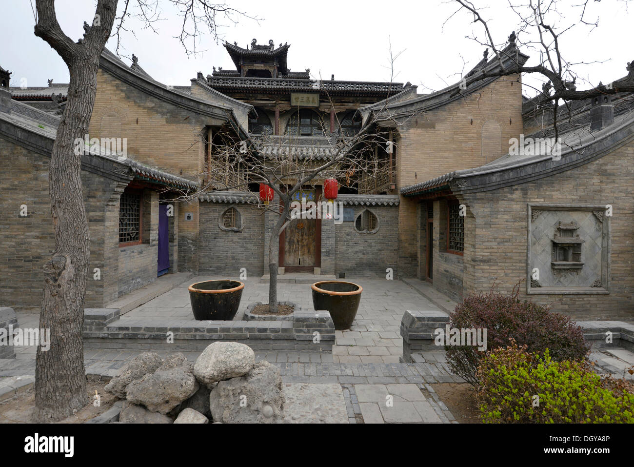 Wang Courtyard near Pingyao, ancient historic city and palace compound ...