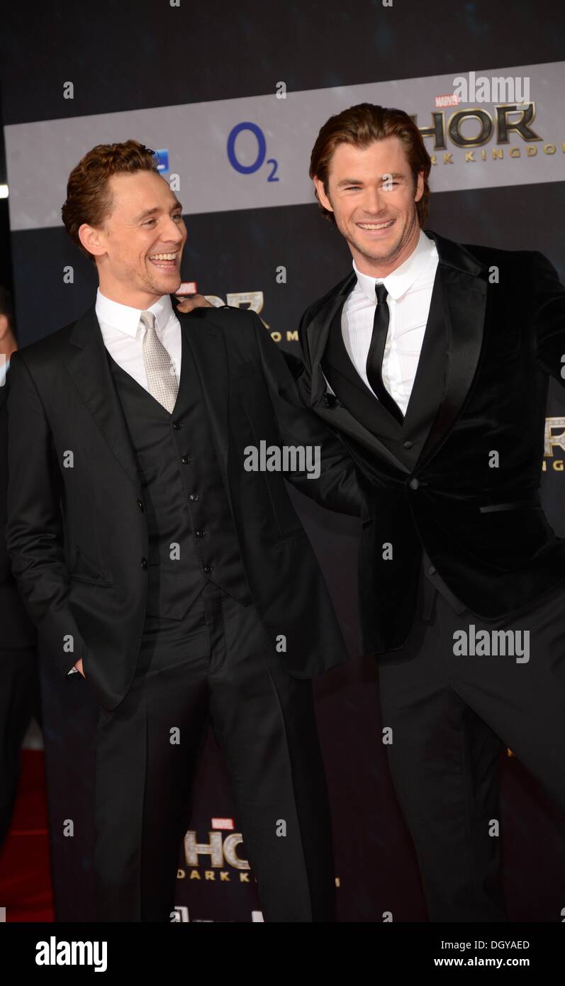 Berlin, Germany . 27th Oct, 2013. British actor Tom Hiddleston and ...