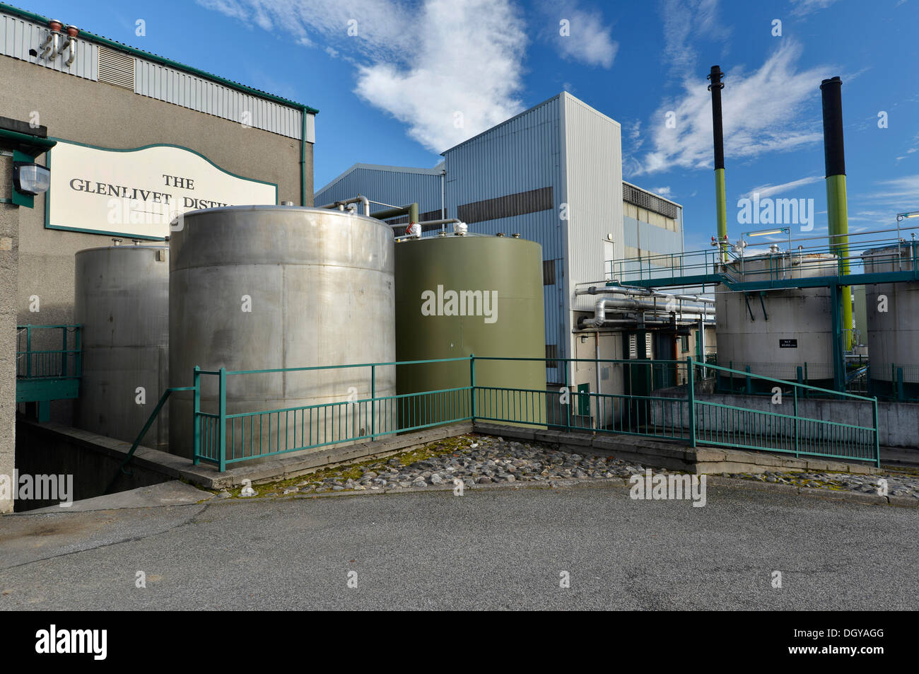 The Glenlivet Scotch whisky distillery, Speyside, Ballindalloch ...