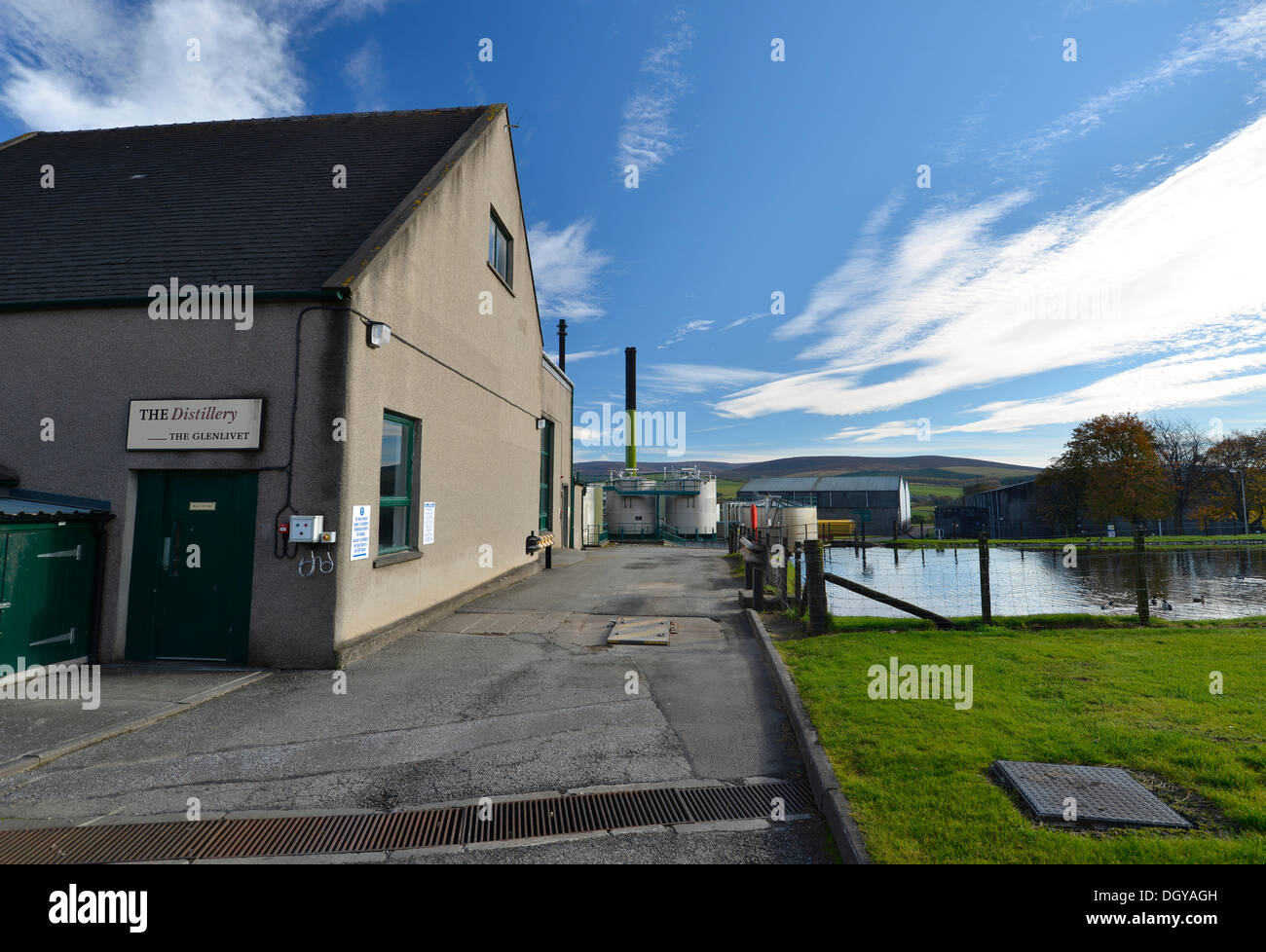 The Glenlivet Scotch whiskey distillery, Speyside, Ballindalloch ...
