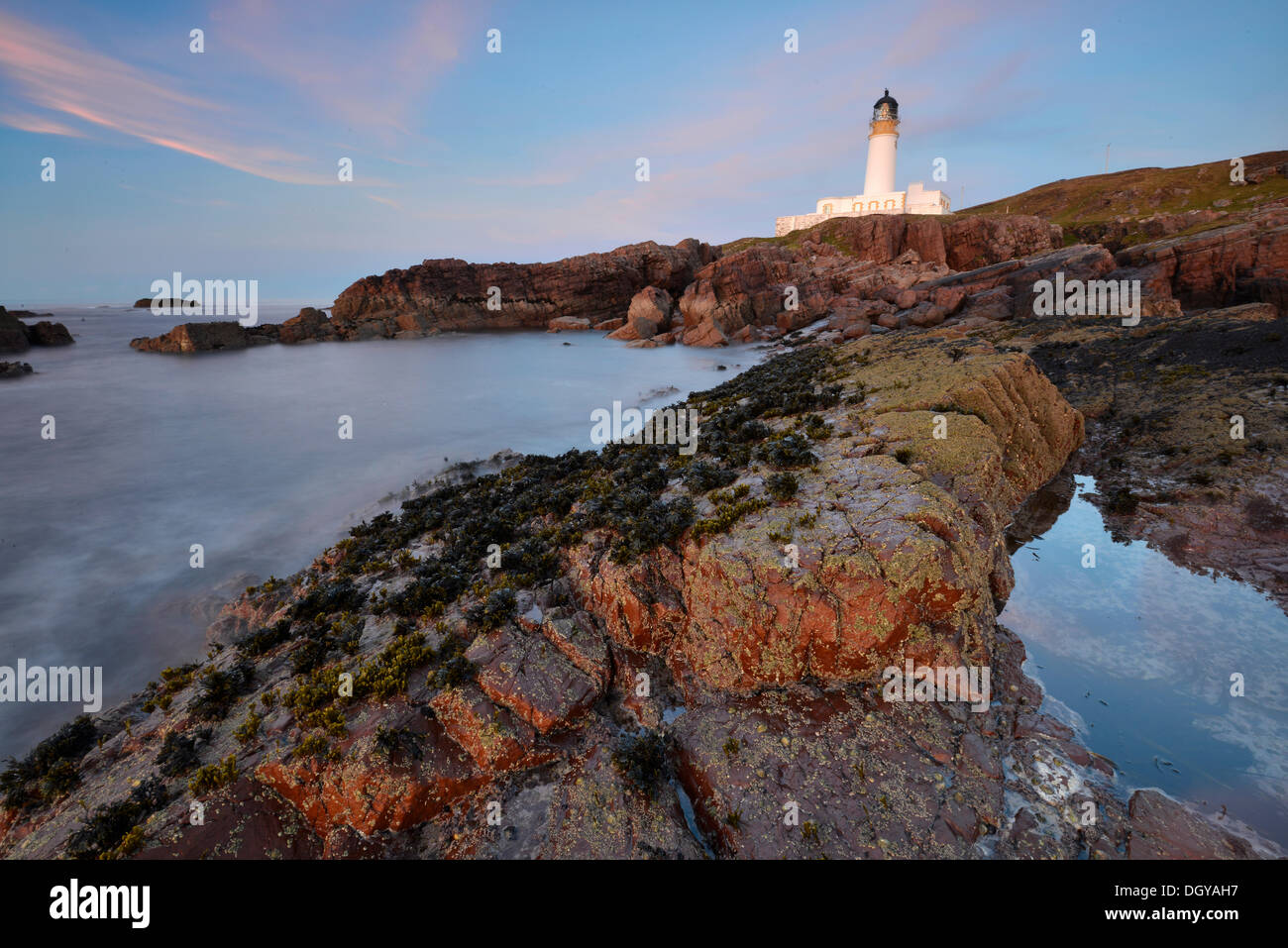 Evening views of the Atlantic from the Rua Reidh Lighthouse, Melvaig ...