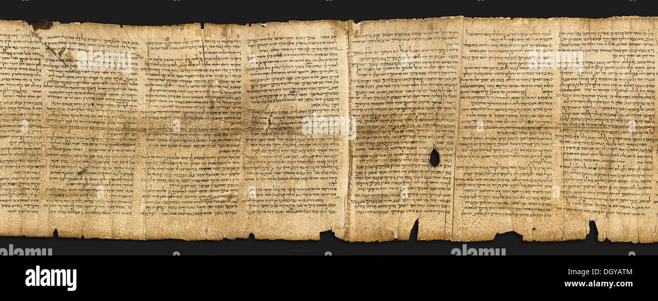 5503. PART OF THE ISAIAH SCROLL, THE LONGEST AND OLDEST (C. 100 B.C ...