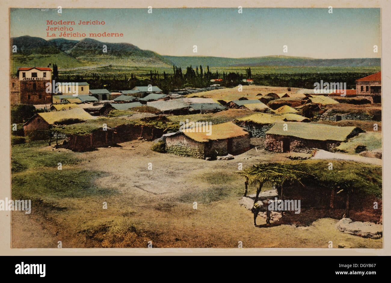 Hand painted postcard hi-res stock photography and images - Alamy