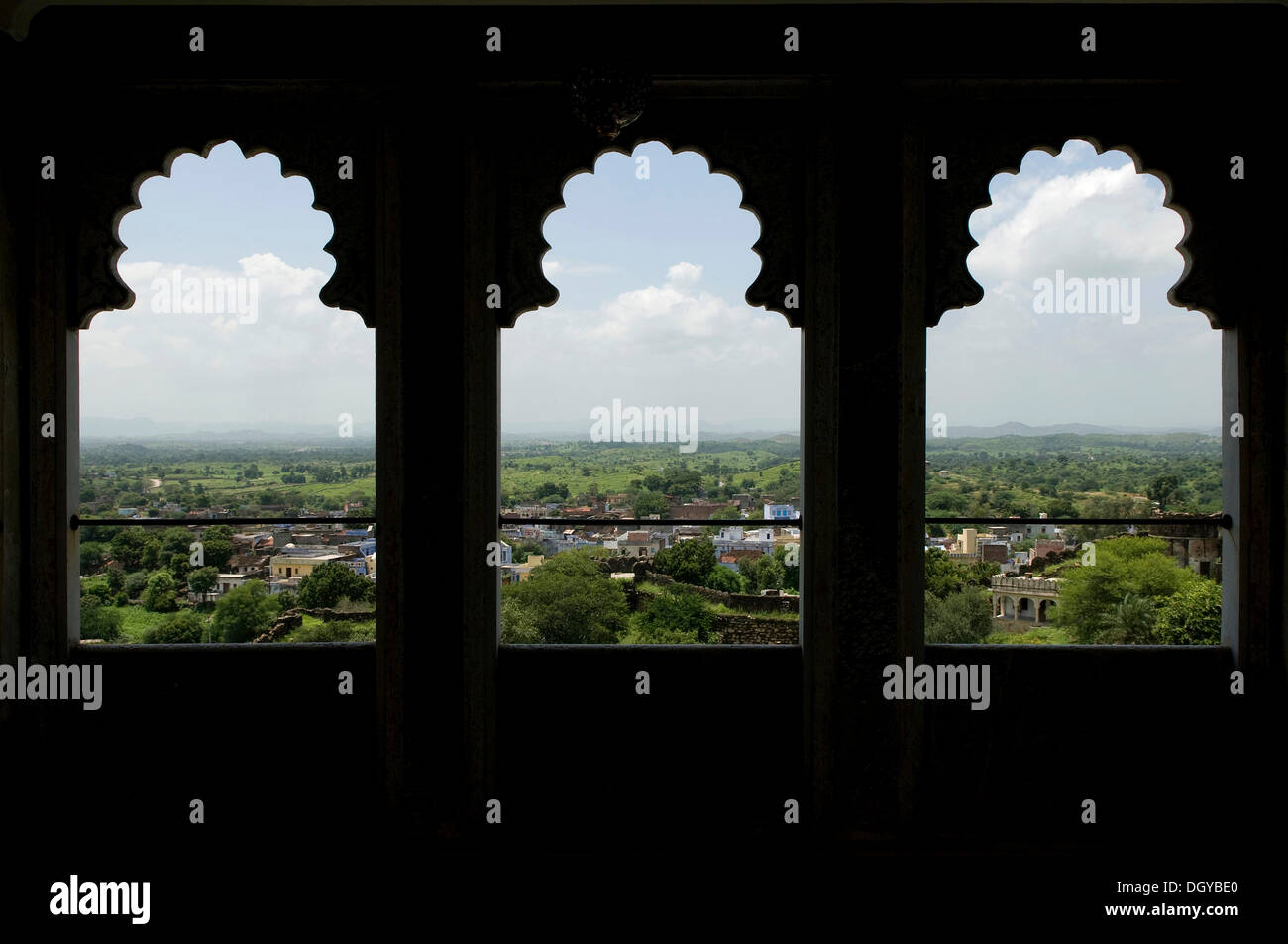 View of Bambora, Karni Fort Bambora Palace Hotel, Rajasthan, India ...