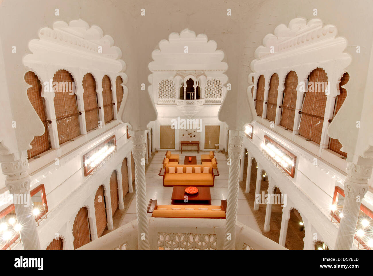 Devigarh Palace Hotel near Udaipur, Rajasthan, India, Asia Stock Photo ...
